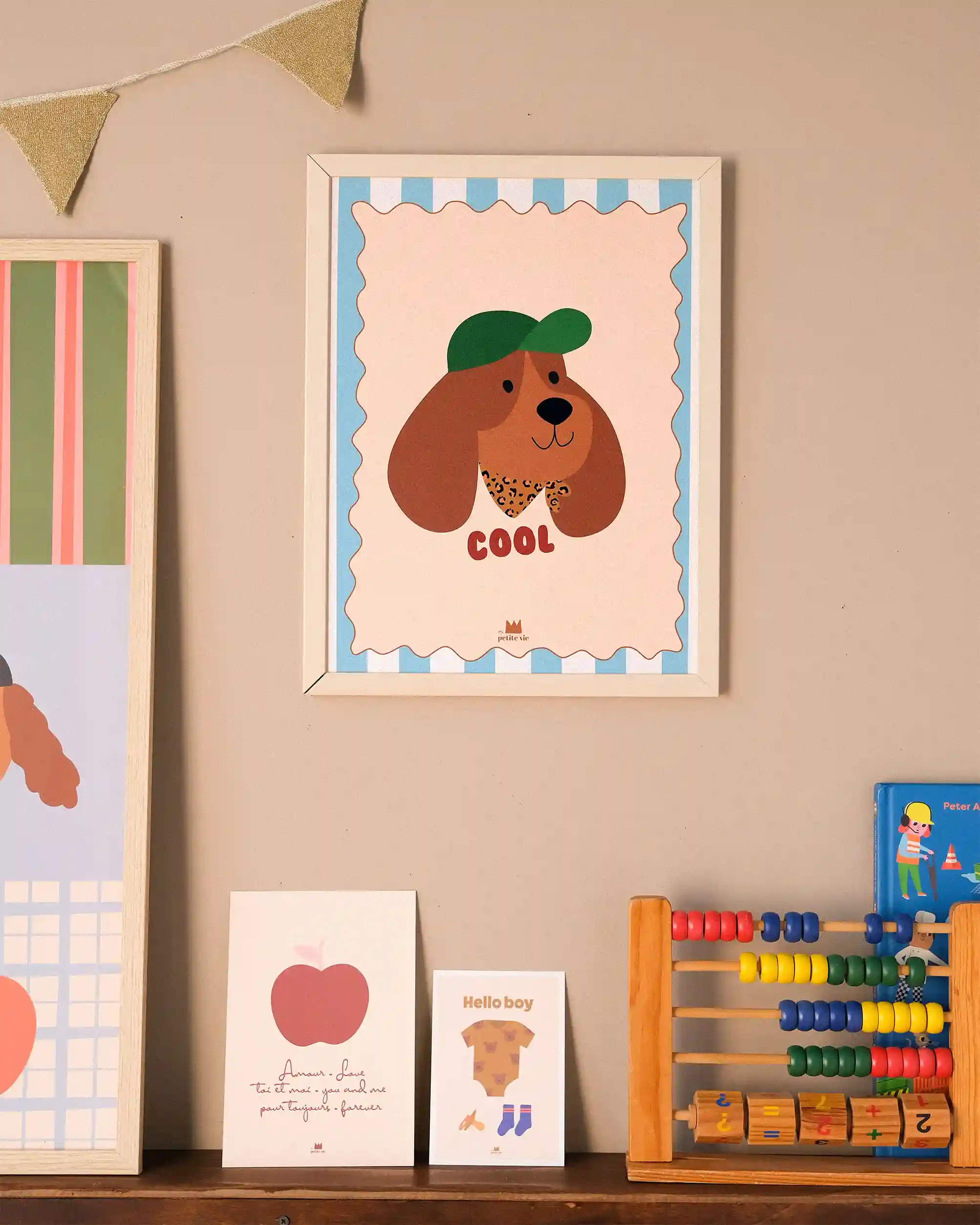 Affiche "Chien Cool" | Ma petite vie